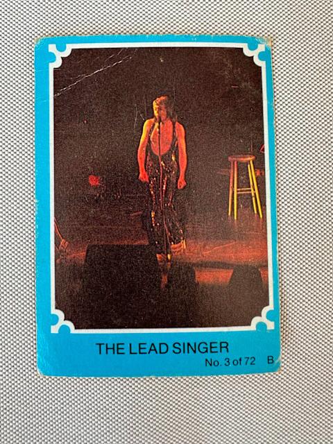 RARE Vintage ABBA 1976 Scanlens trading card no 3 - B, Blue series ...