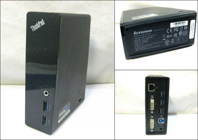 Lenovo ThinkPad DU9019D1 USB 3.0 Dock Docking Station Port Replicator ...