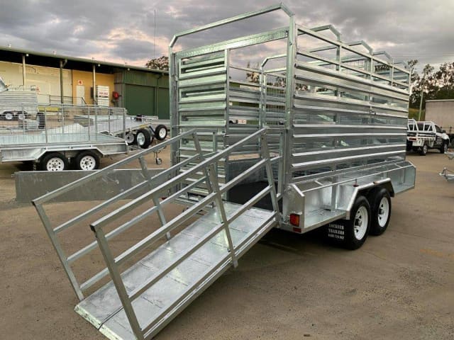 12x6ft Stock Crate Multi Use Trailer with 1 Person Lift off 3.5t ATM ...
