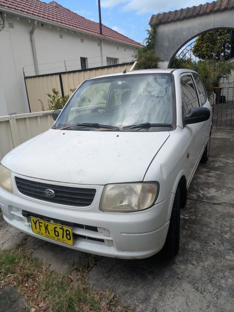 2002 DAIHATSU CUORE hatchback auto with AC long rego | Cars, Vans ...