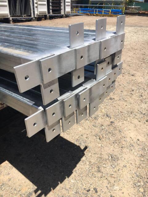 SHS RHS Post Plate and Post Bearer Brackets - Weld On Steel - Building ...