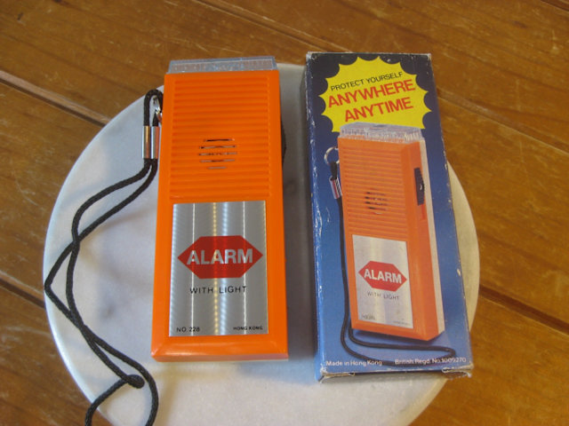 Vintage 1960/70s Flashlight with Alarm Anywhere Anytime (NEW)HK ...