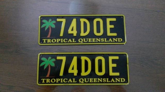 Queensland Number Plates suit Triumph Stag or The Simpsons | Other ...