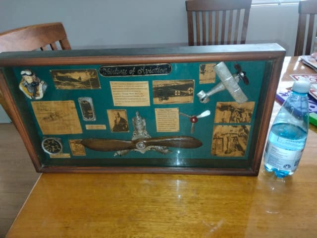 Vintage History of Aviation in framed glass. - Other Antiques, Art ...