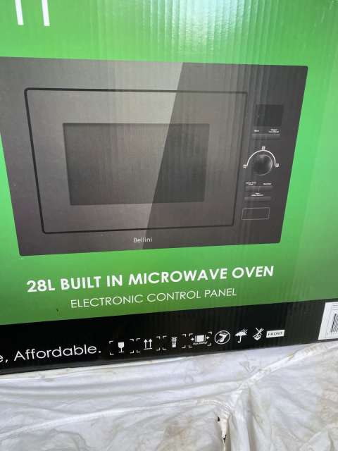Bellini 28 litre built in microwave - Building Materials in Woody Point ...