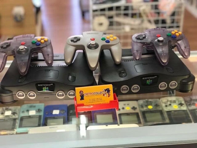 N64 console package inc one controller all cords and warranty ...