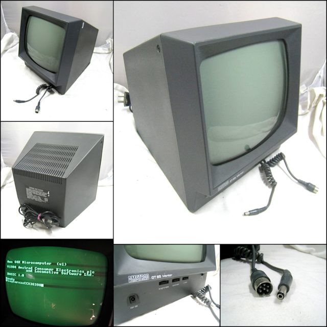 AMSTRAD GT65 Monitor for CPC 464 64K Colour Personal Computer (1984 ...