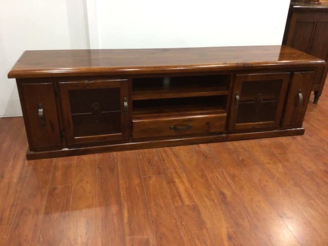 As new timber entertainment unit/TV unit in excellent condition ...