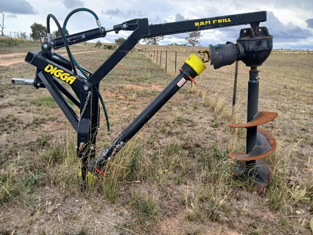 Digga Ramdrill Post Hole Digger with Auger | Farming Equipment ...