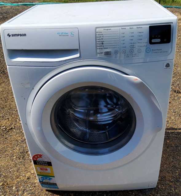 SIMPSON EZISet 7kg Front Load Washing Machine SWF7025EQWA | Washing ...