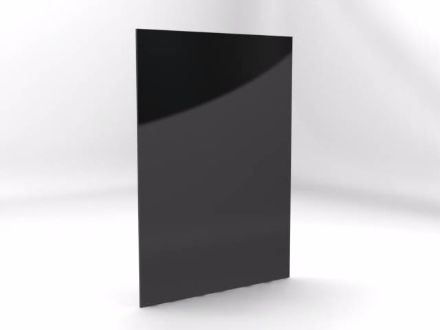 3mm Black UV Acrylic Perspex Sheets 2.4 m x 1.2 m Signage Art Craft ...