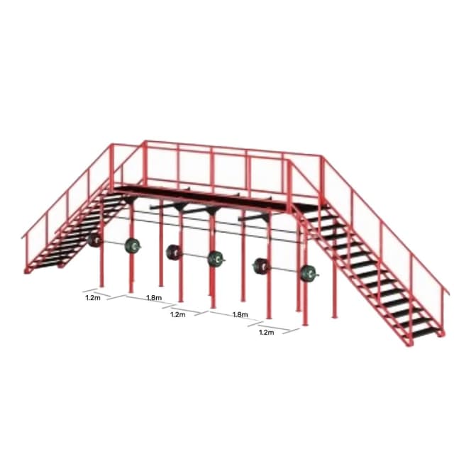 ARMORTECH COMMERCIAL FS6C STAIRCASE RIG / SQUAT RACKS- 50% OFF!!! | Gym ...