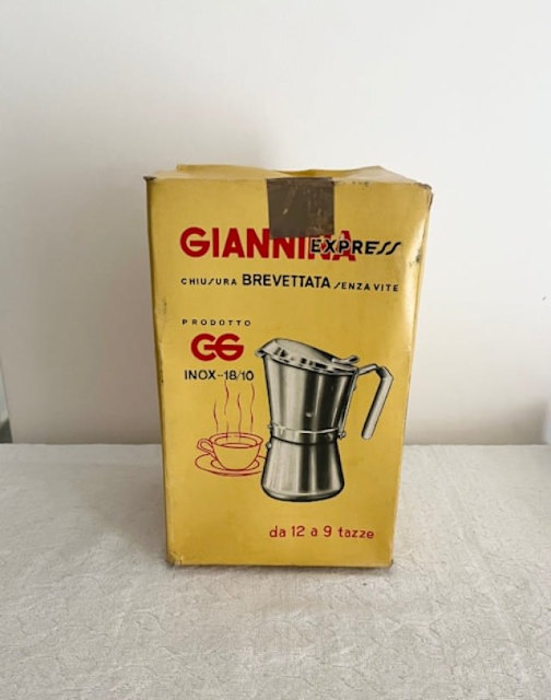 New Vintage Giannina 12 Cup Espresso Coffee Maker / Perculator - Coffee ...