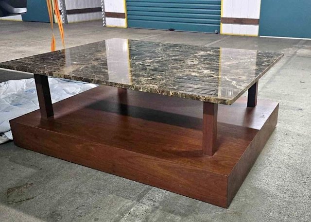 Handmade Japanese Marble Coffee Table H45.3 W120 D90 (Delivery Availab ...