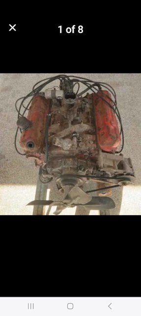 RUNNING Holden Red 253 V8. Block Code is l6J5. Engine number starts wi ...