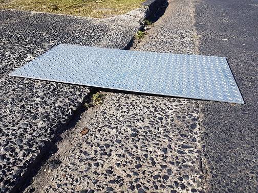 Driveway Plate Hot Dip Galvanised 1500 x 470 x 6mm Inc Fasteners ...