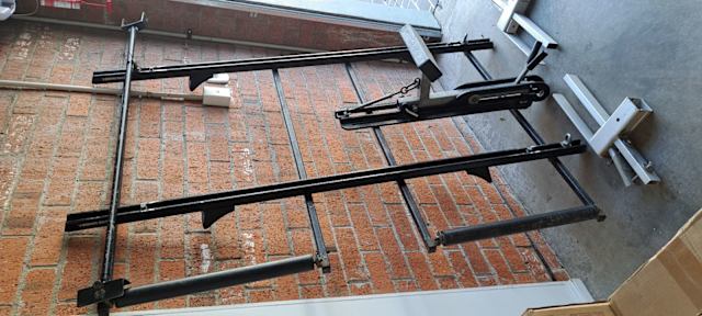 Rhino Boat topper Roof rack and outboard slide | Auto Body parts ...