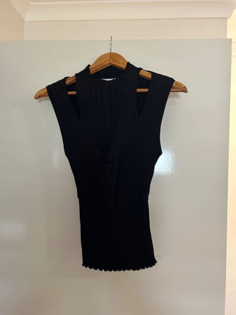 Acler black knitted tank | Tops & Blouses | Gumtree Australia Belmont ...