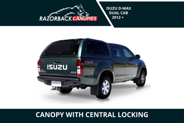RAZORBACK UTE CANOPY - ISUZU D-MAX DUAL CAB 2012 - 2020 | Auto Body ...