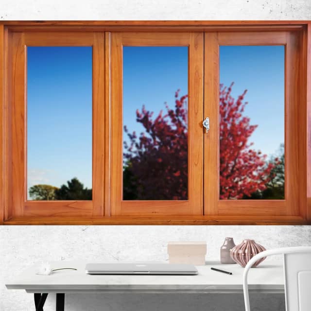 Cedar Timber 3 Panel Bi Fold French Window - Building Materials in ...