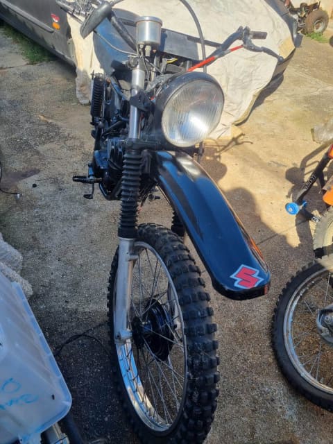 Suzuki ER185 TS185 Project Bike Restore or Parts | Motorcycle & Scooter Accessories | Gumtree ...