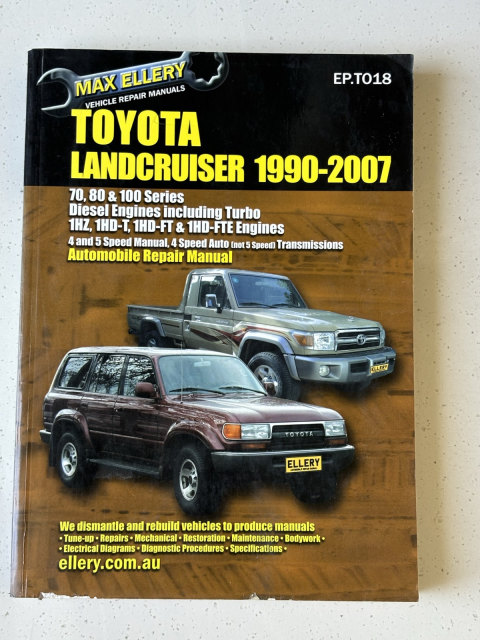 .2009* TOYOTA LANDCRUISER******2007* Max Ellery Manual* BOOK - Other ...