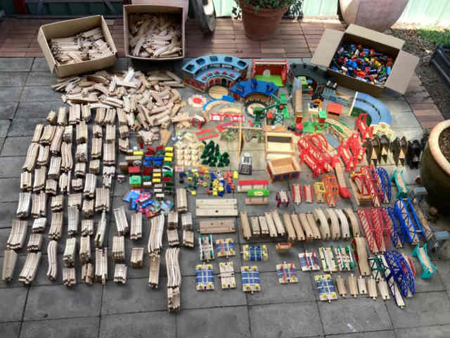 Massive Thomas the tank engine timber train set for $450 - Toys ...