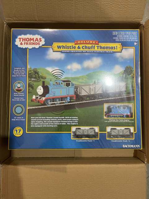 Bachmann HO Deluxe Whistle & Chuff Thomas The Tank Engine BNIB & RARE ...