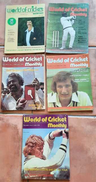 Cricket Mags - World of Cricket Monthly X 5 (*****1978) - Magazines in ...