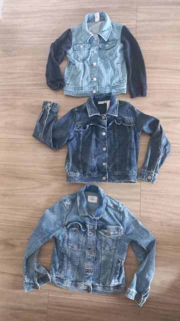 Girls Denim Jackets size 6, 8 and 9 li Shown in order of size Like New ...