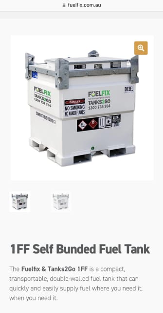 Heavy duty Fuelfix Diesel Tank - Building Materials in Wallaroo ACT ...