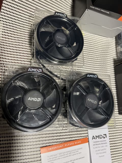 NEW AM4/1151 series stock CPU Cooler, incl box, as new | Components ...