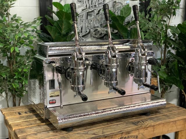 VICTORIA ARDUINO ATHENA LEVA 3 GROUP SILVER ESPRESSO COFFEE MACHINE ...