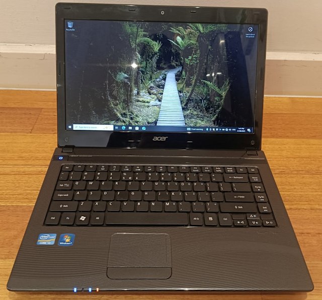 Acer Aspire 4752 Core i3 2Gb RAM 500Gb HDD Windows 10 Laptop Notebook ...