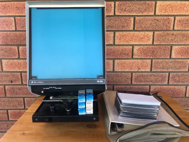 Microfiche Reader + Dozens of Ford Parts Catalogs + Falcon & F Series ...