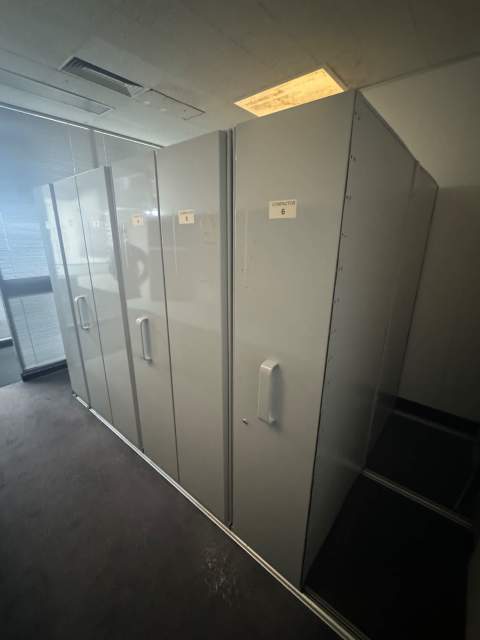 6-bay Double Width Dexion Free Track Compactus-1800mmW x 400mmD - Tool ...