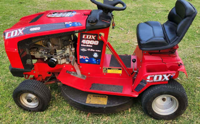 COX RIDE ON MOWER, 17.5HP , 32 INCH CUT - Lawn Mowers in Karnup WA ...