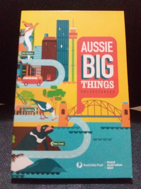 2023 AUSSIE BIG THINGS $1 Giant Murray Cod NEW COLOURED COIN 9 COINS ...