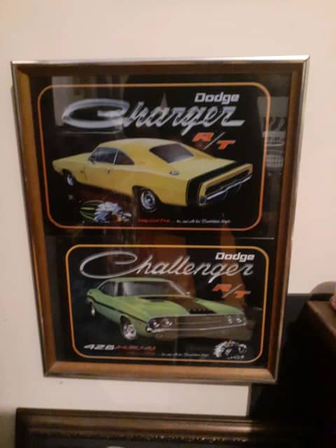 DODGE CHARGER & DODGE CHALLENGER TIN PICTURES FRAMED | Collectables ...