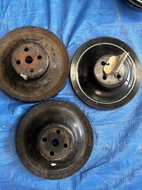 FORD FALCON XW XY XA GT 351 CLEVELAND GENUIINE ENGINE PULLYS JOB LOT ...