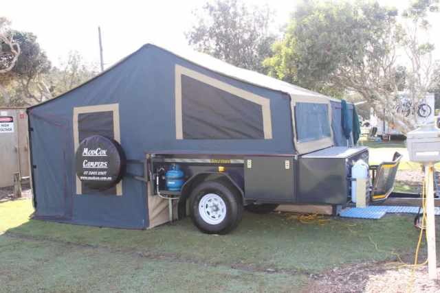 Australian Made- Off Road Modcon Rear fold Camper | Camper Trailers ...