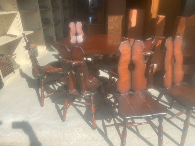 Vintage Table and 6 chairs - Dining Tables in Monteagle NSW | Gumtree ...