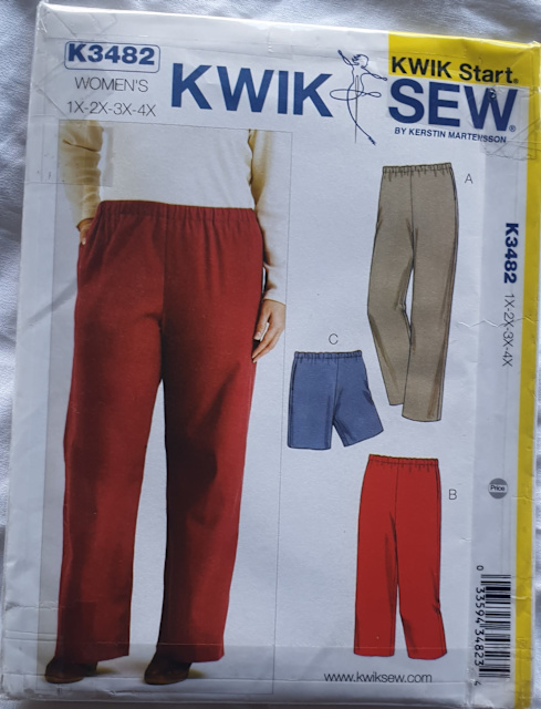 KWIK SEW K3482 Womens Pants and Shorts1X 2X 3X 4X Sewing Pattern ...