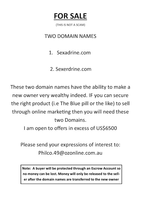 TWO DOMAIN NAMES FOR SALE - Business For Sale | Gumtree Australia