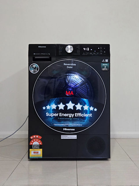 Hisense Series 7 9kg Heat Pump Dryer Model: HDFS90HAB Perfect - Washing ...