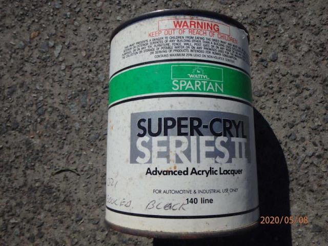 SPARTAN SUPERCRYL ACRYLIC LACQUER A024 REDUCED YELLOW OX PAINT TINTER ...