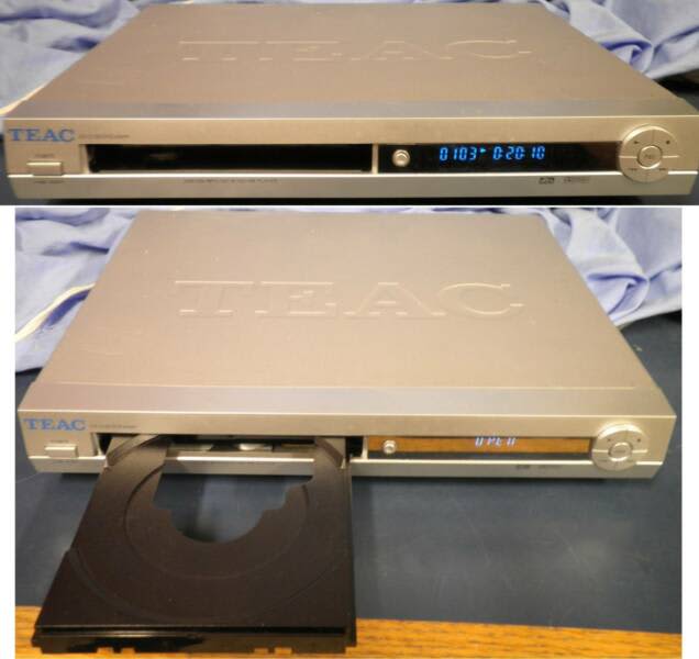 TEAC DV-2120 DVD Player MP3 CD CD-R CD-RW Component S- Video - DVD ...