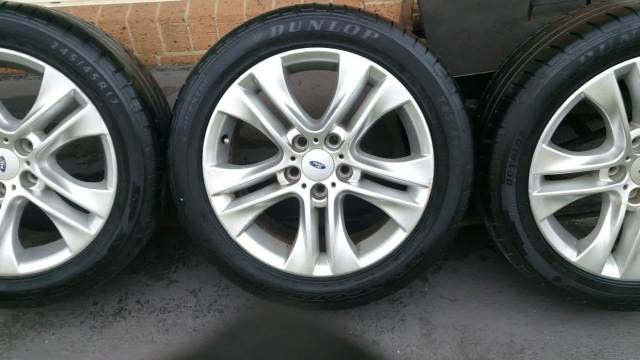 17 Xr6 rims and tyres 245/45r17 Ford Fg Ba Bf Ute | Wheels, Tyres ...