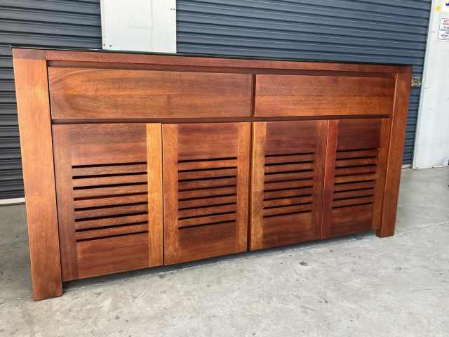 Can deliver…Like New Merbau solid buffet - Buffets & Side Tables in ...