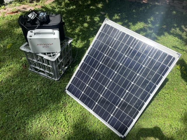 SolarPod 240 Generator and 80w EvaCool Panel | Camping & Hiking ...